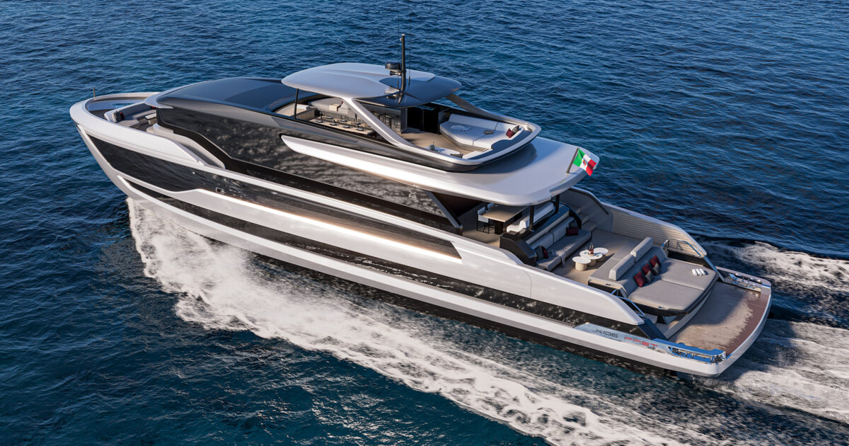 New X106 Fast crossover project presented by Extra Yachts brand ...