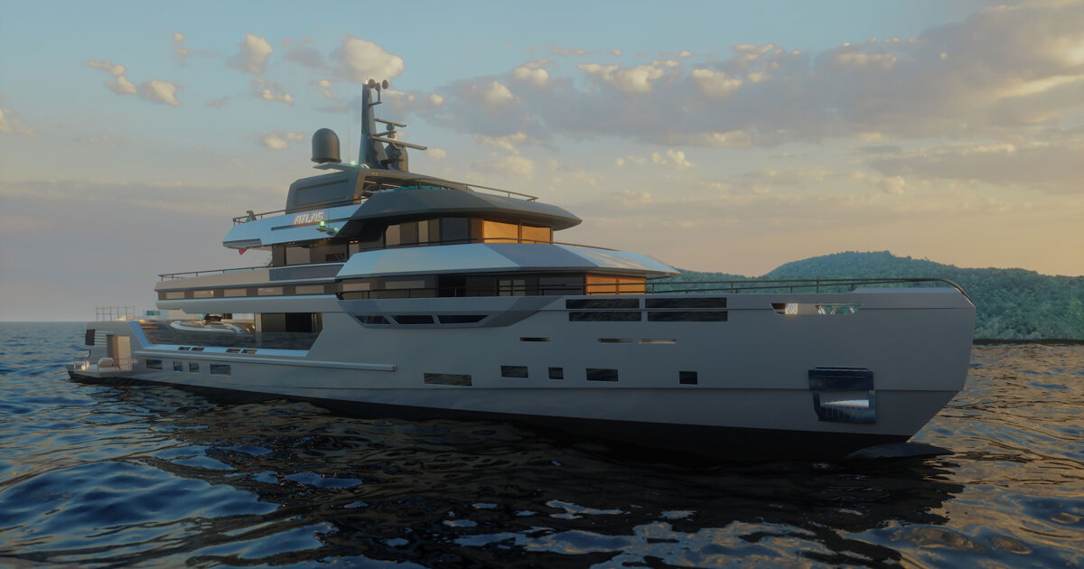 Updates on Atlas explorer superyacht concept by Ares Yachts | ilodka ...
