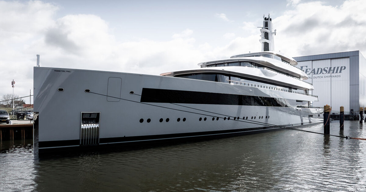 Work on Feadship Moonrise superyacht nears completion | ilodka.com portal