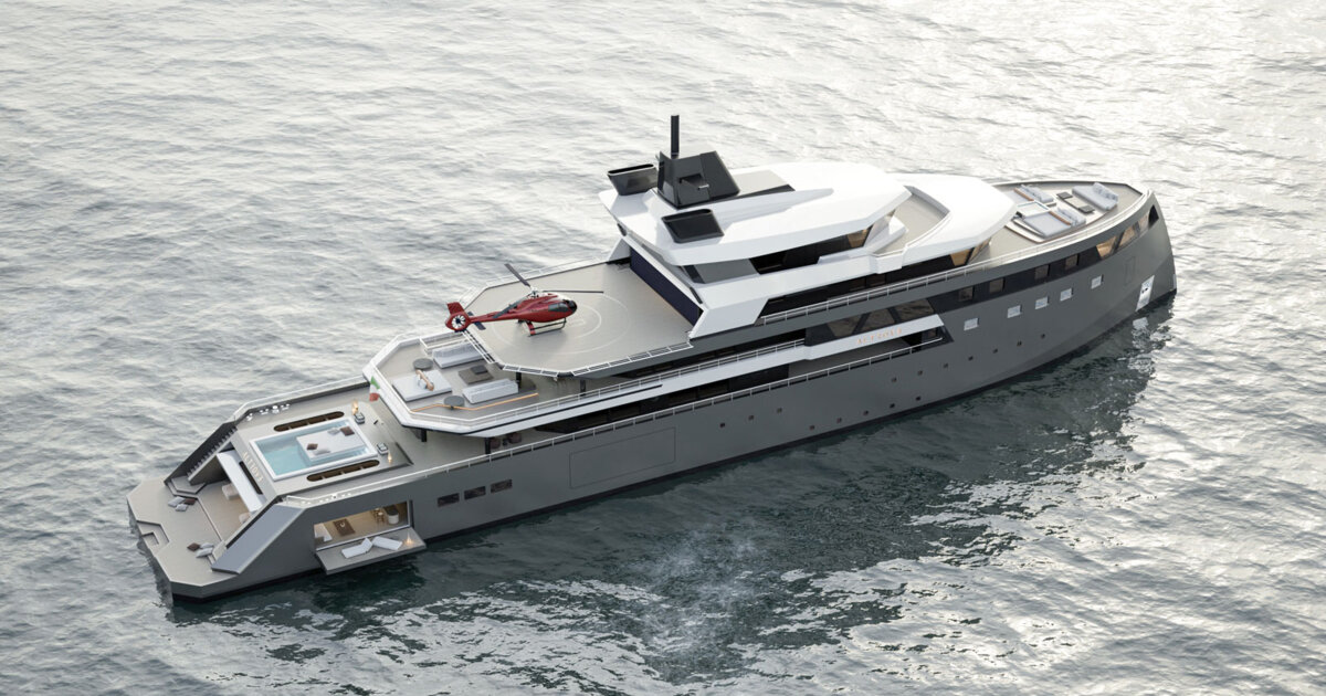 90-metre Altrove concept by Bassan&Benedetti | ilodka.com portal