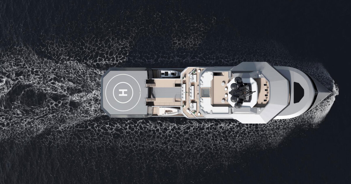 Lontano: 89-meter explorer concept by Brythonic Yachts | ilodka.com portal