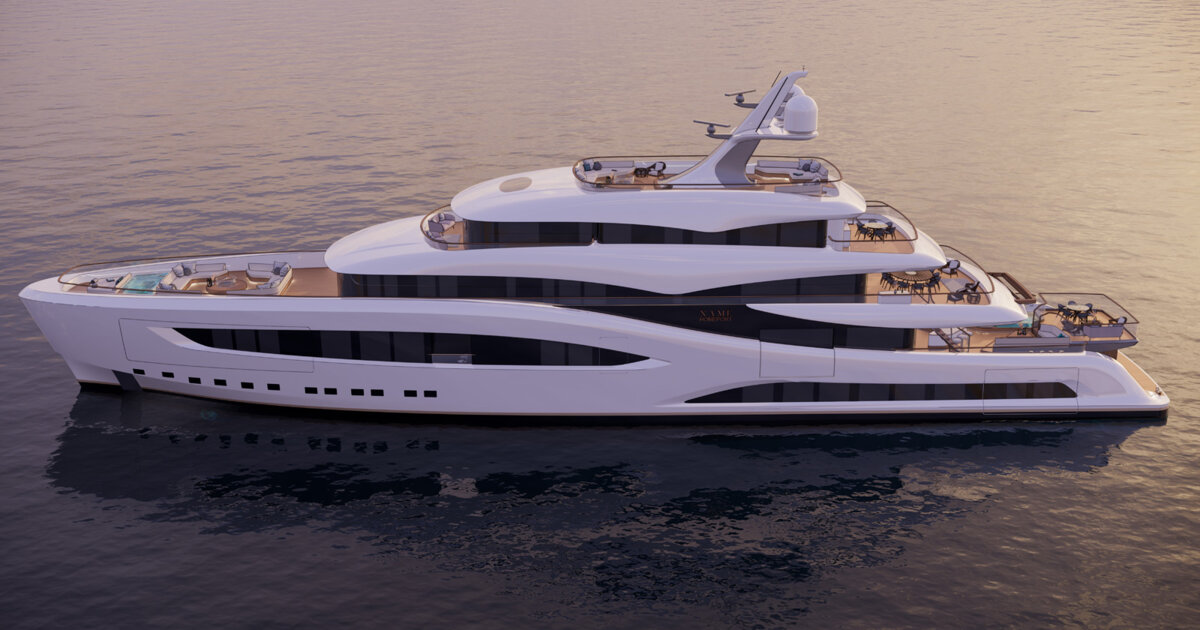 Project Perennial: 60-metre superyacht concept from Tony Castro Yacht ...