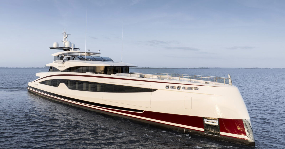 Sparta: largest ever steel yacht built by Heesen delivered | ilodka.com ...