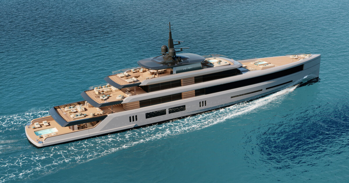 Nauta Design unveils 75-metre superyacht concept code-named Project Velor | ilodka.com portal